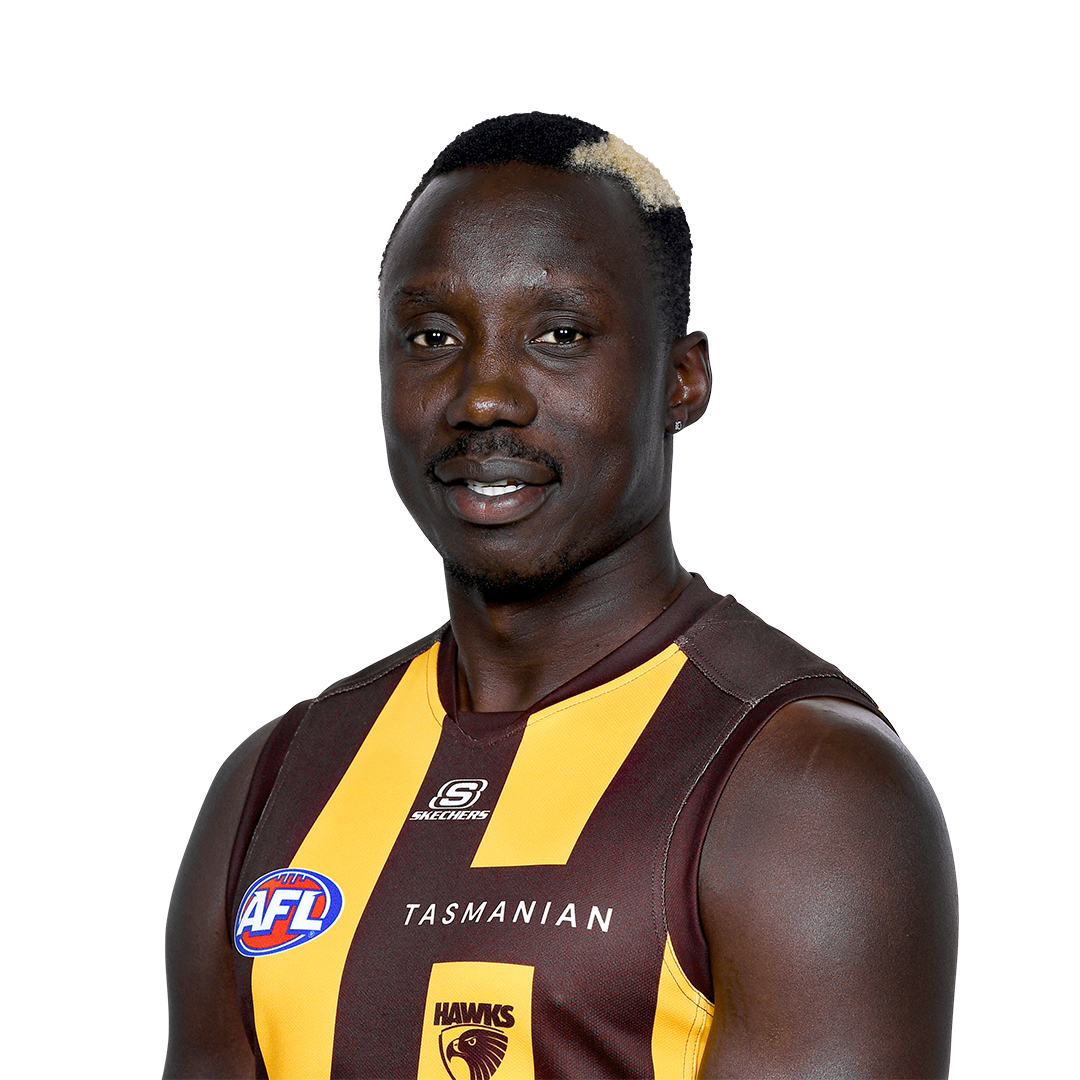 Mabior Chol - Hawthorn Hawks - AFL Player Profile - SuperCoach & AFL Fantasy - Zero Hanger